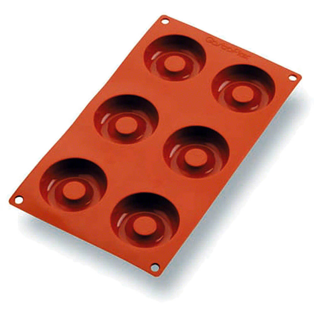 Silicone Gastroflex Donut Pan, Sheet Of 6 – DEI Equipment