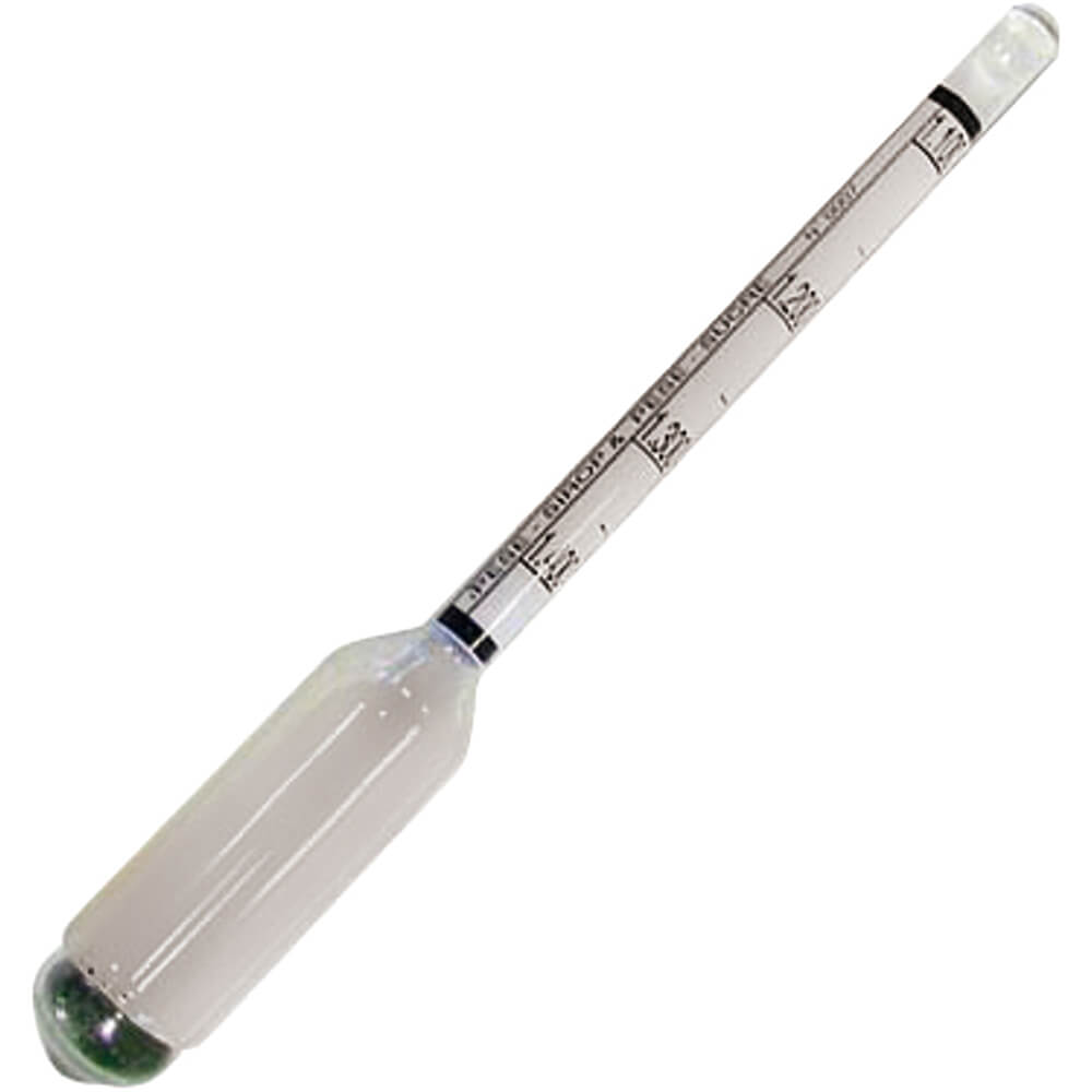 Clear, Glass Syrup Density Meter, 5.5″ – DEI Equipment