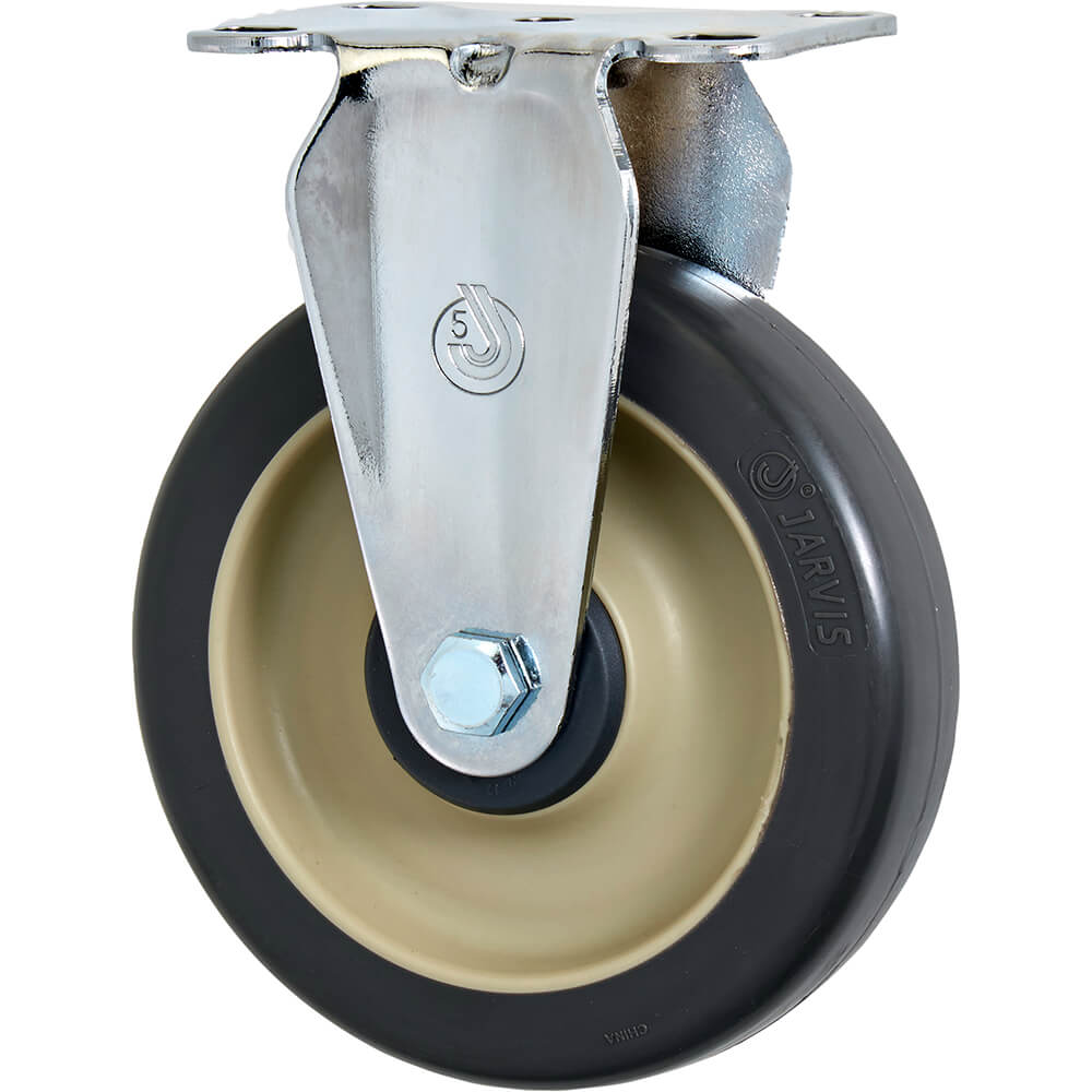 5″ Fixed Caster W/ Bolts for Caddies, Carriers, Camdollies, Camcarts ...