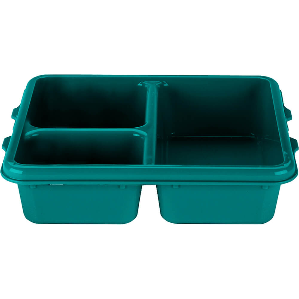 Teal, 3-Compartment, Polycarbonate Meal Delivery Tray, 24/PK – DEI ...
