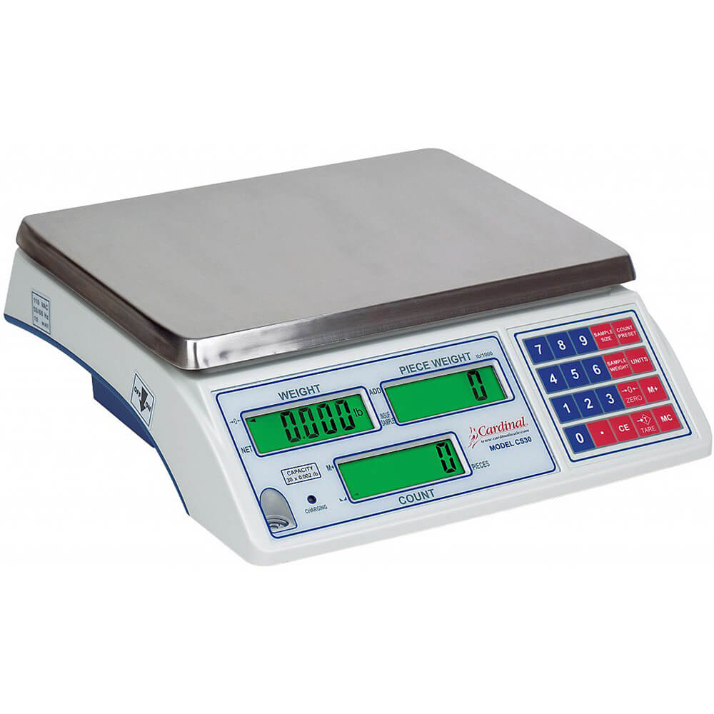 Digital Counting Scale W/ Rechargeable Battery, 30 Lb. – DEI Equipment