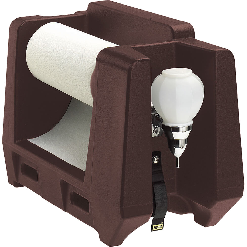 Dark Brown, Hand Wash Station Accessory with Paper Towel Holder – DEI ...